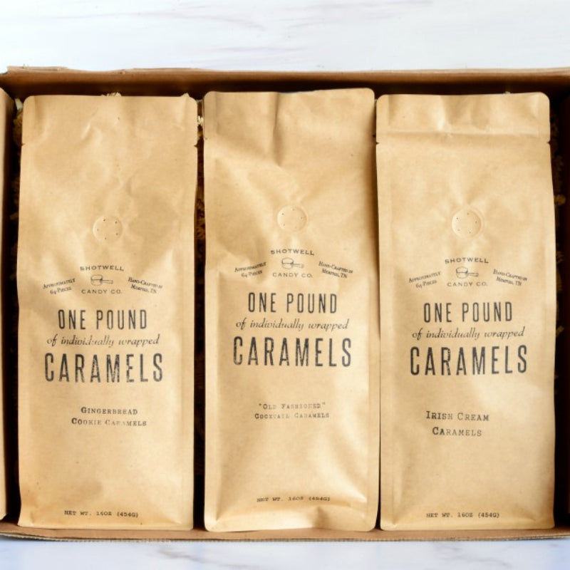 Gourmet Candy | Caramel Chews | Toffee Bark | Candy Gift Box