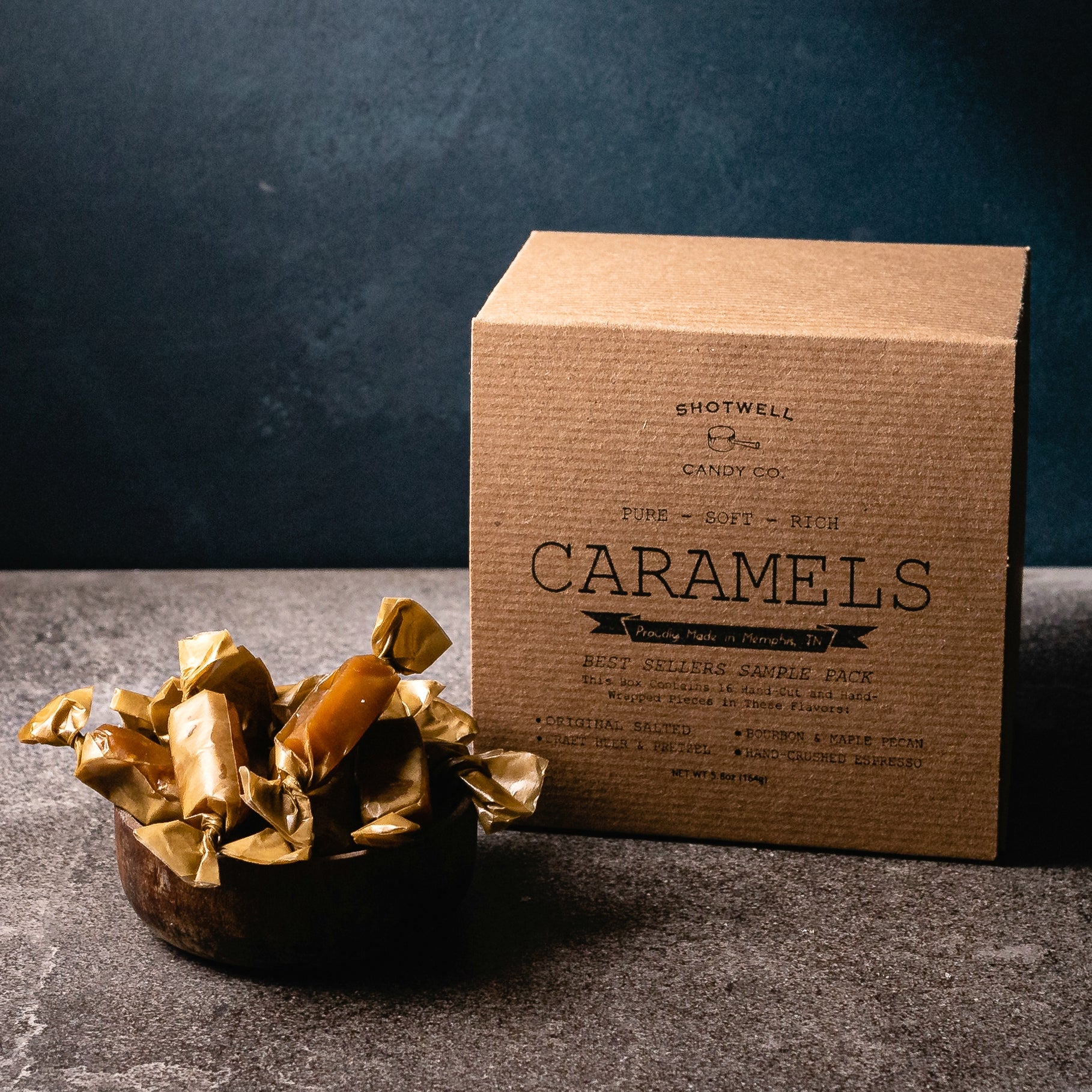 Caramel Gift Boxes & Packs | Handmade Gifts | Shotwell Candy Memphis ...