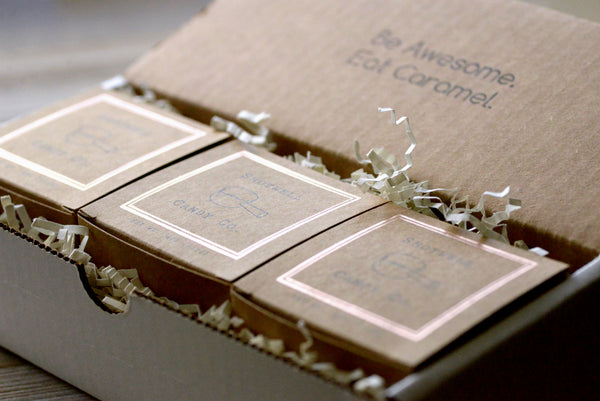 Customized Caramel | Candy Gift Box | Gourmet Caramels - Shotwell Candy Co.